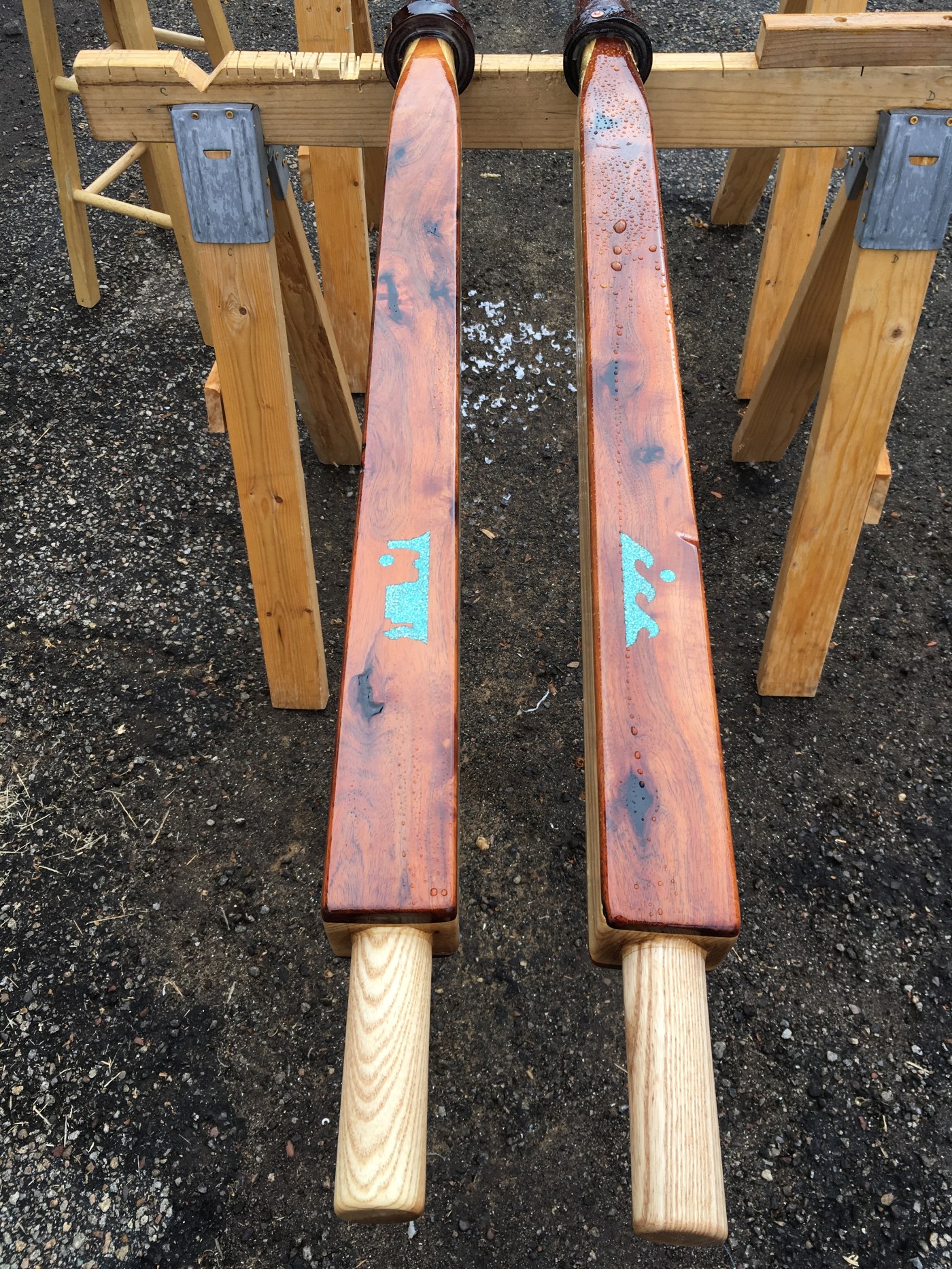 Songbird Oars – Handcrafted wood oars
