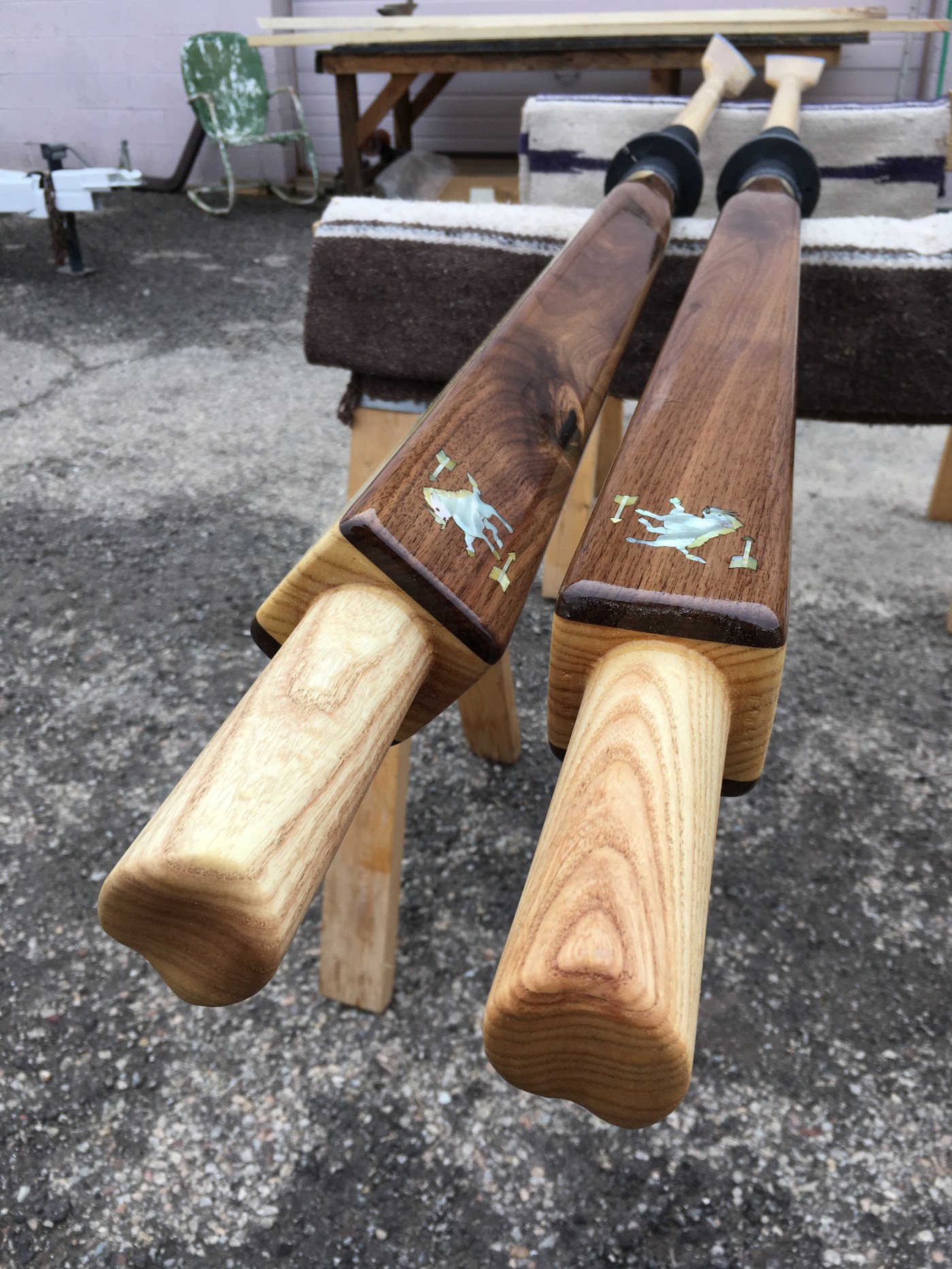 Songbird Oars – Handcrafted wood oars
