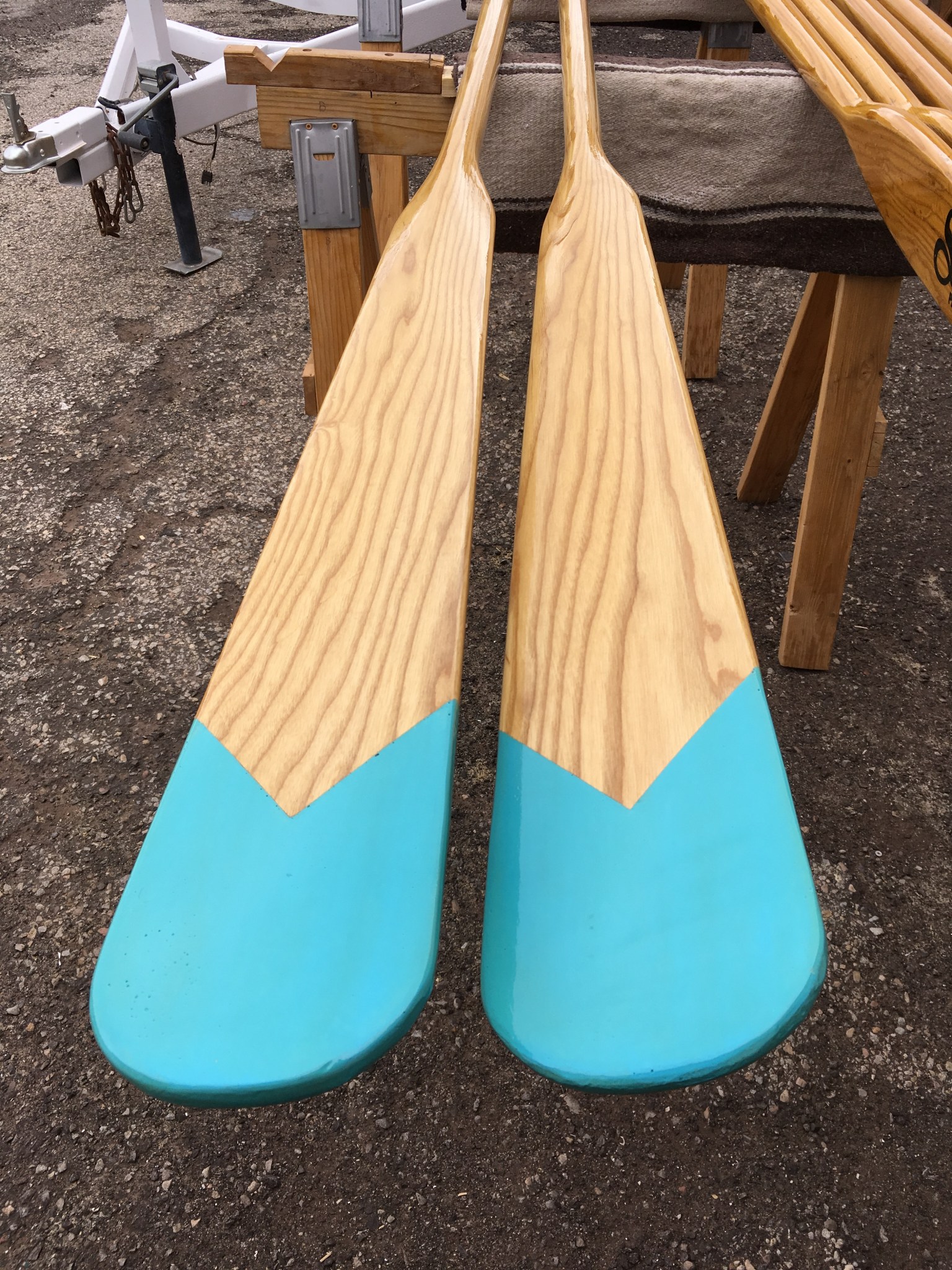 Songbird Oars – Handcrafted wood oars