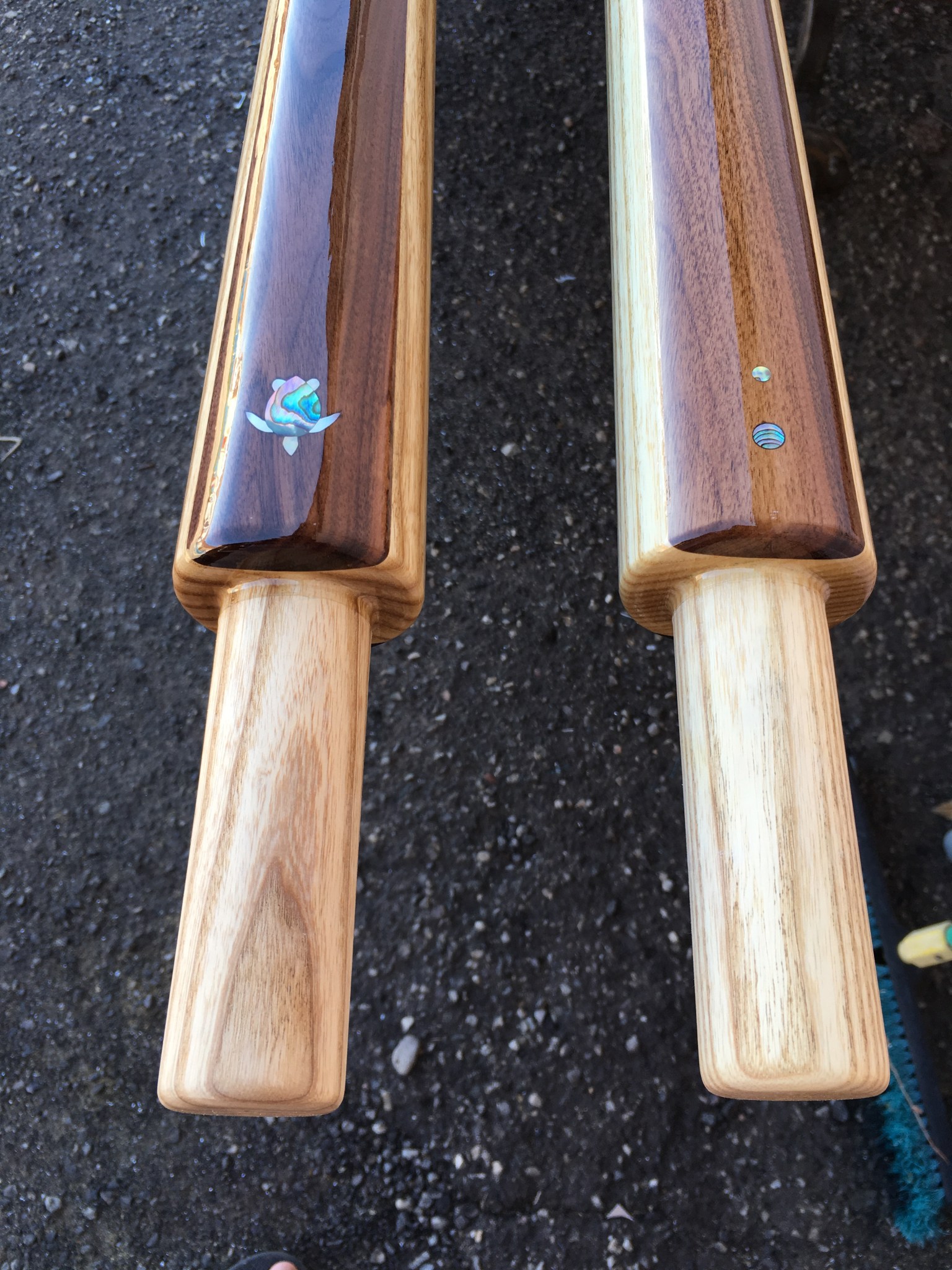 Songbird Oars – Handcrafted wood oars