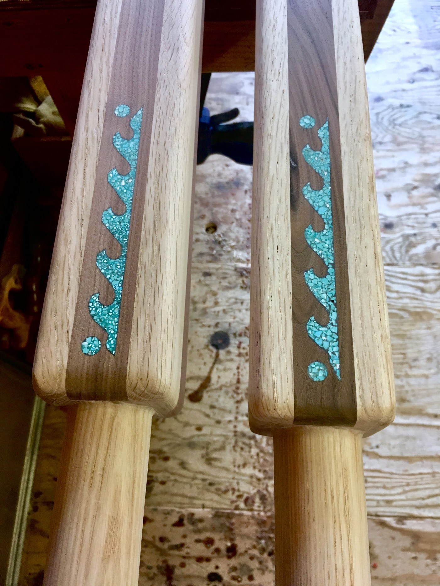 Songbird Oars – Handcrafted wood oars